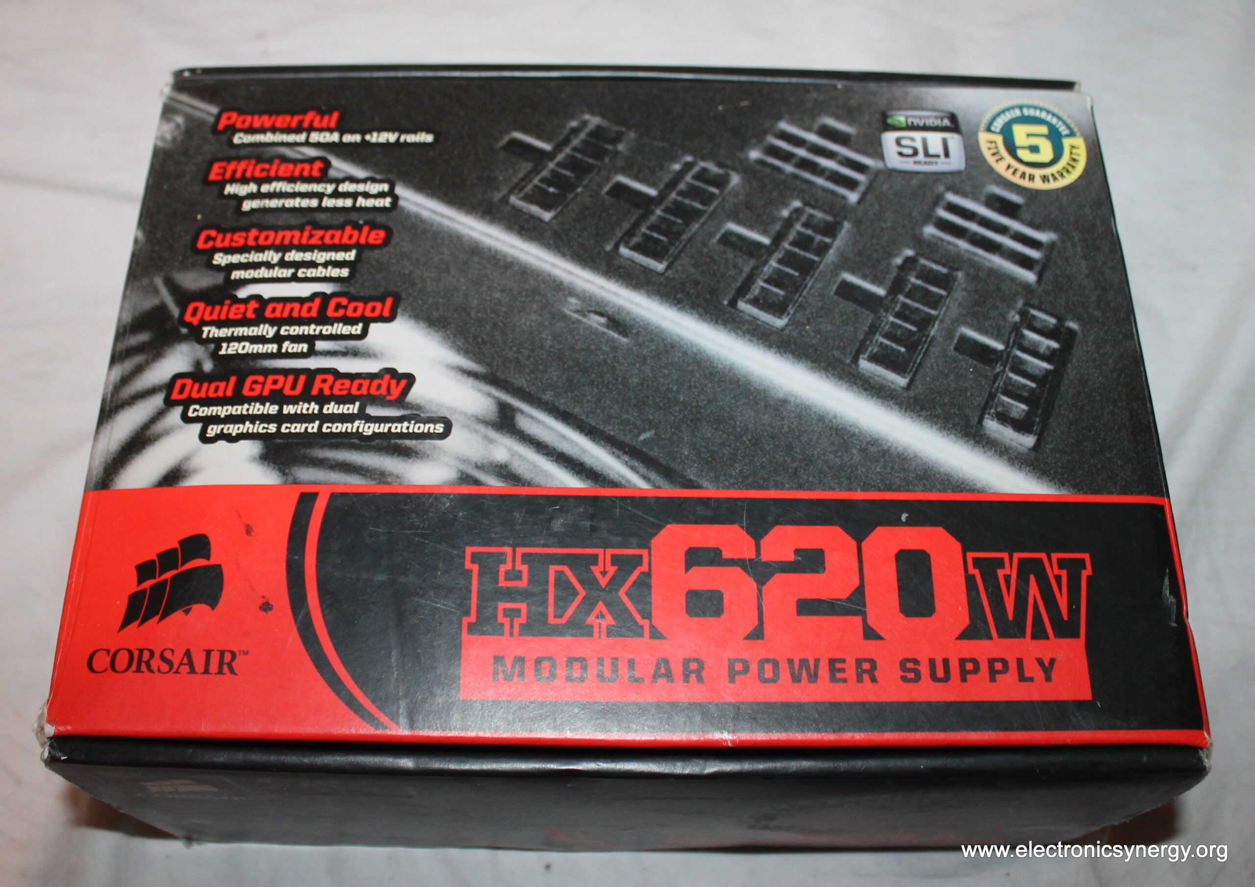 Corsair HX620W 620W Modular Power Supply – Electronic Synergy Foundation